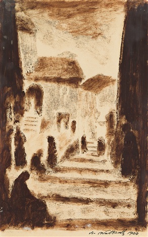 Group of 5 works on paper. by Abraham Walkowitz on artnet