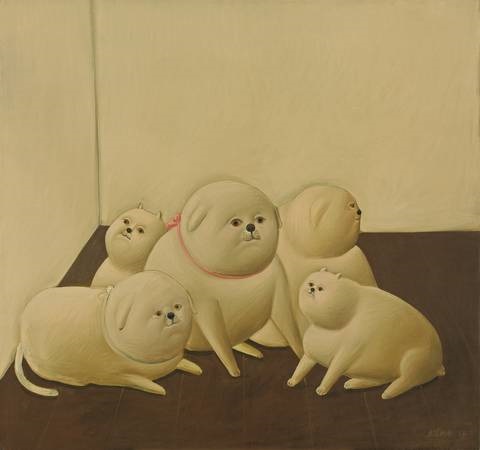 Perros by Fernando Botero on artnet