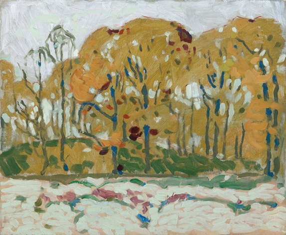 Billowing Trees New York, circa 1910-11 by David Brown Milne on artnet
