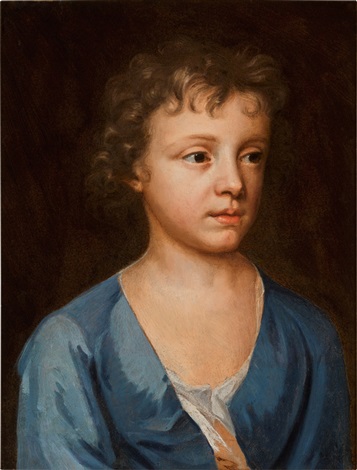 Head study of a boy, probably the artists son Bartholomew Beale by Mary ...