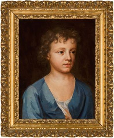 Head study of a boy, probably the artists son Bartholomew Beale by Mary ...