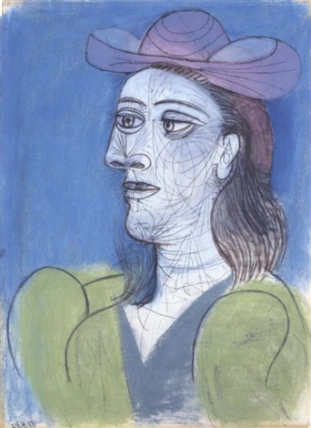 BUSTE DE FEMME AU CHAPEAU by Pablo Picasso on artnet