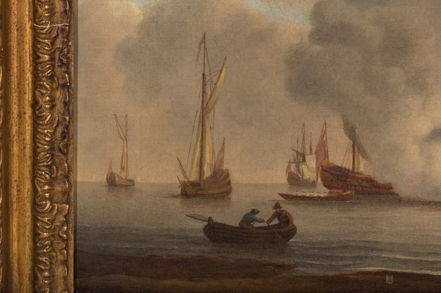 A royal yacht firing a salute by Peter Monamy on artnet