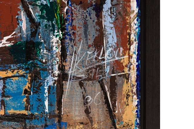 Kasua market at midday, by Gabriel Eklou on artnet