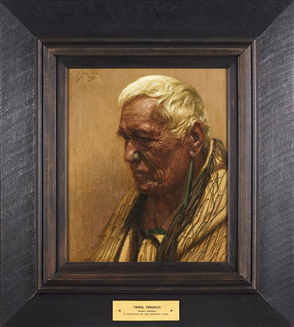 Tribal Troubles Tamati Pehiriri, Chieftain of the Rarawa Tribe by ...