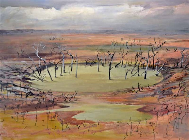 Billabong Landscape by William Boissevain on artnet