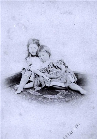 Beggar-children, Beatrice and Ethel Hatch by Lewis (Charles Lutwidge ...
