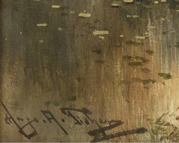 Marsh landscape by Hugo Anton Fisher on artnet