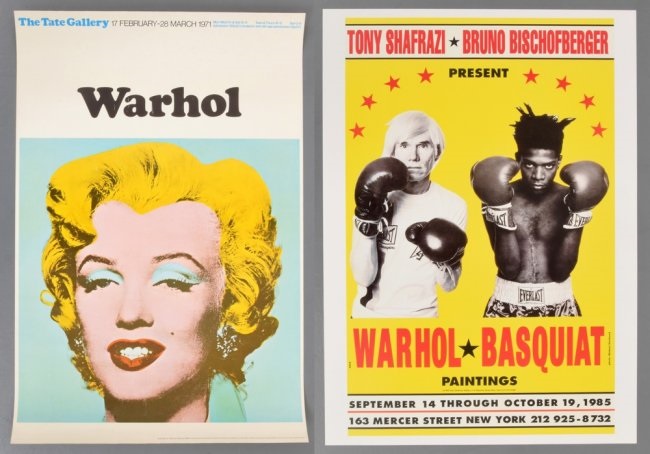 2 Exhibition Posters by Andy Warhol on artnet