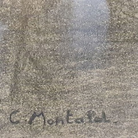 Le canal de Damme en hiver by Constant Montald on artnet