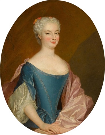 A pair of female portraits, traditionally identified as princesses of ...