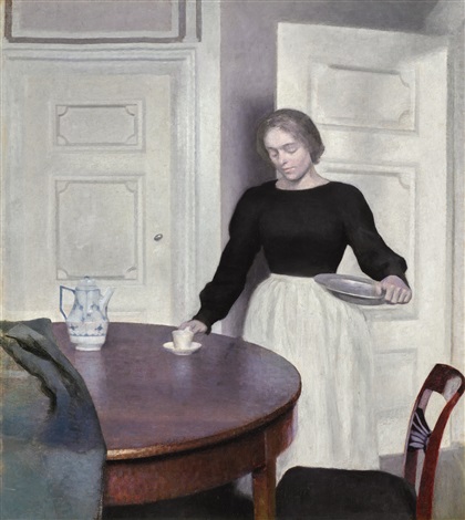 INTERIØR, STRANDGADE 30 by Vilhelm Hammershøi on artnet