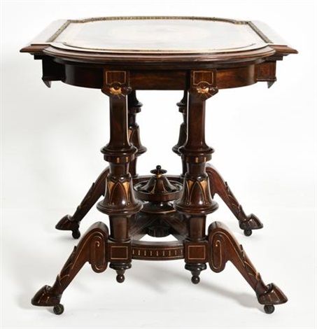 Attributed to Gustave Herter 1830-1898, Neo-Grec Center Table by ...