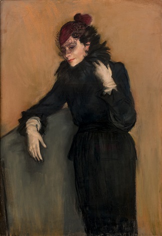 Portrait de Sue de Brantes by Hubert de La Rochefoucauld on artnet