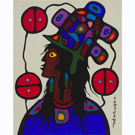 SHAMAN by Norval Morrisseau on artnet