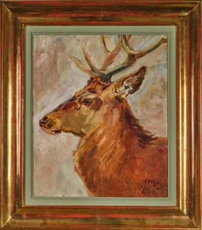 The Stag by Carl Fahringer on artnet