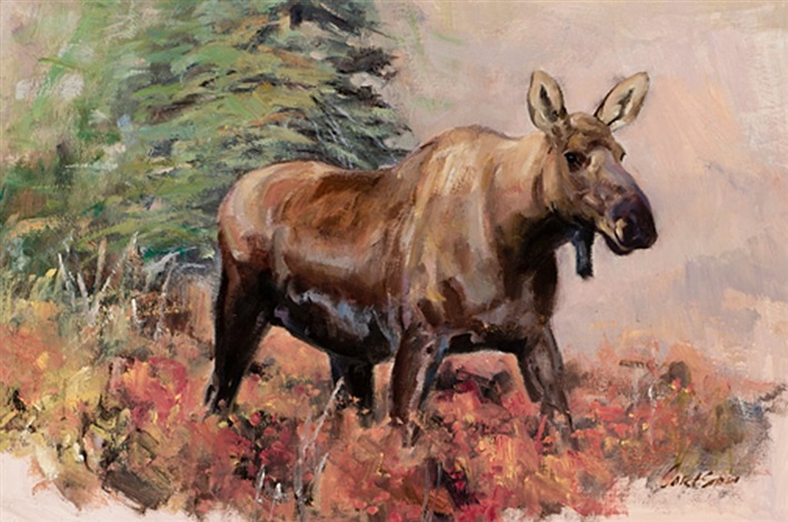 Cow Moose by Ken Carlson on artnet