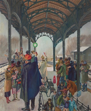 The Station by Henry Koerner on artnet