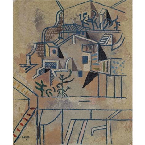 The artists house in Hydra by Nicolas Ghika on artnet