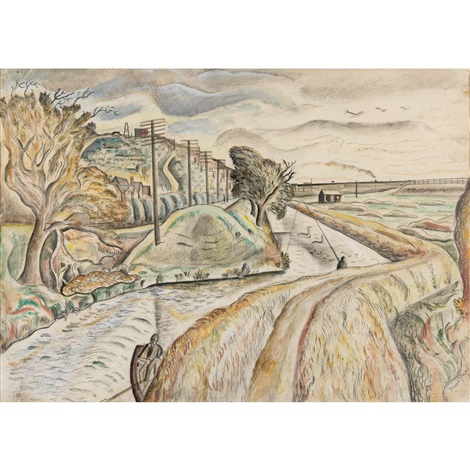 ON THE TOW PATH by David Jones on artnet