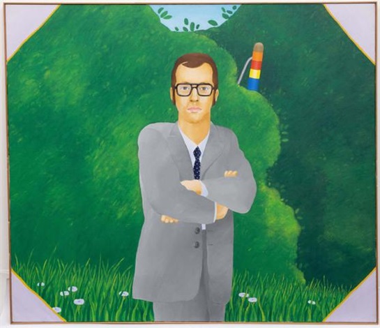 Zelfportret als een exentrieke boy Self-Portrait as an Eccentric Boy by ...