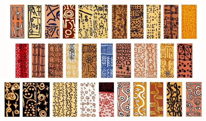 YUENDUMU DOORS SUITE - THIRTY WORKS by Tjapaljarri Paddy Sims on artnet