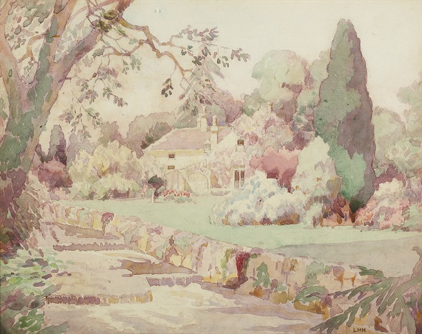 View at Mount Usher by Letitia Marion Hamilton on artnet