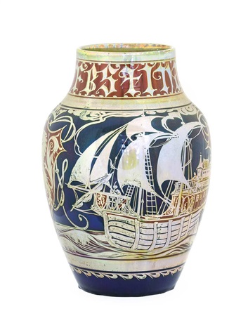 A Pilkingtons Royal Lancastrian Vase by Gordon Mitchell Forsyth on artnet