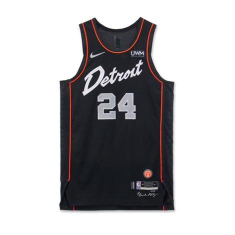 Kevin Knox Detroit Pistons 2023-2024 In-Season Tournament Game Worn ...