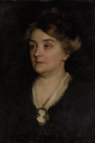 Florence, the Artists mother, 1916 by Marjorie Mostyn on artnet