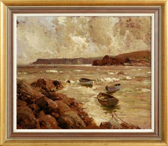 Boats Off Fairhead by James Humbert Craig on artnet