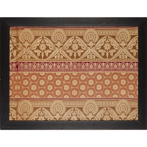 AESTHETIC MOVEMENT FABRIC PANEL, CIRCA 1873 by Christopher Dresser on ...