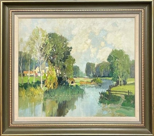 Untitled French Countryside by Georges Charles Robin on artnet
