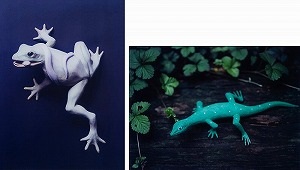 1. Work Frog and Snake／2. Work Gecko by Yoshimasa Tsuchiya on artnet