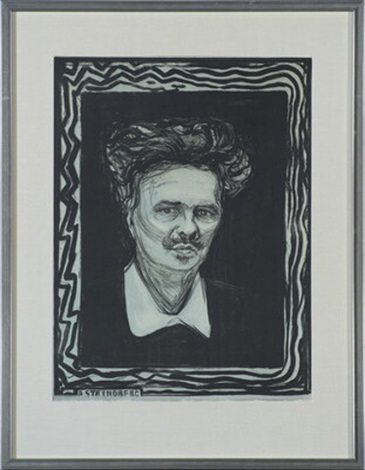 August Strindberg by Edvard Munch on artnet