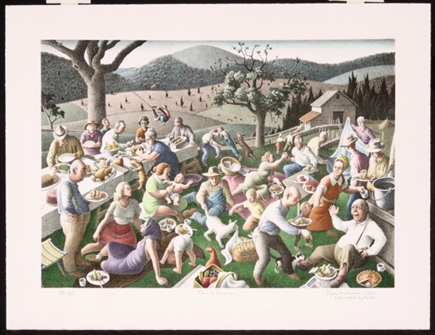 Family Reunion 1990 by Roger Medearis on artnet