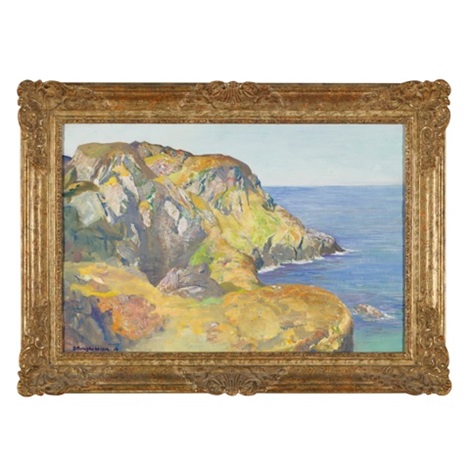 SUN - FORENOON, SANAIG CLIFFS, ISLAY by David Forrester Wilson on artnet