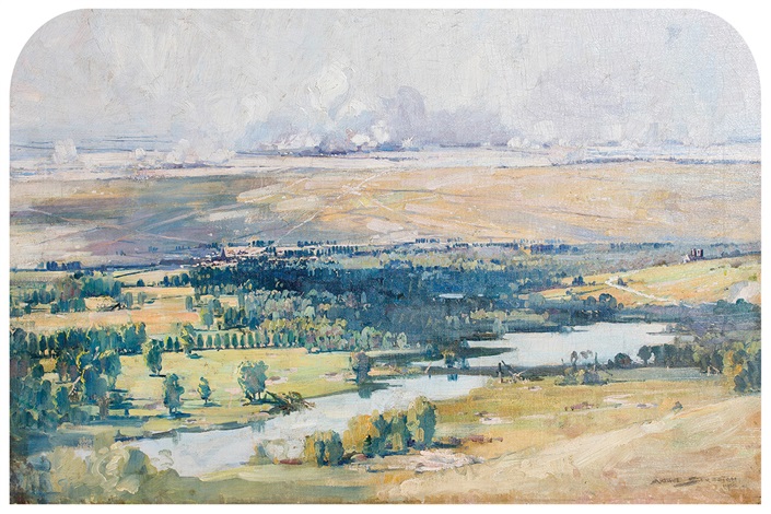 8th August. The Australian Advance Viewed from an Elevation just North ...