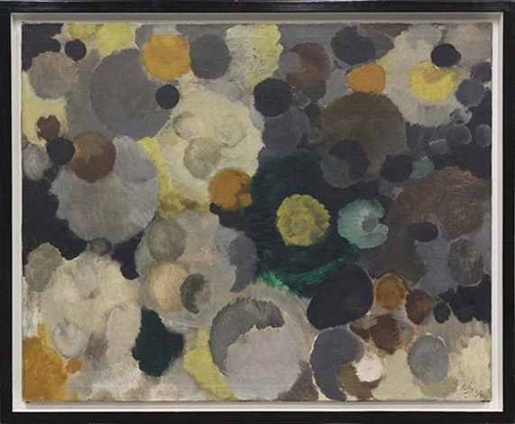 Smaragd in Grau by Ernst Wilhelm Nay on artnet