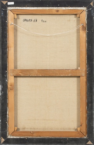 Z CYKLU ALFABET GRECKI TAU by Roman Opalka on artnet