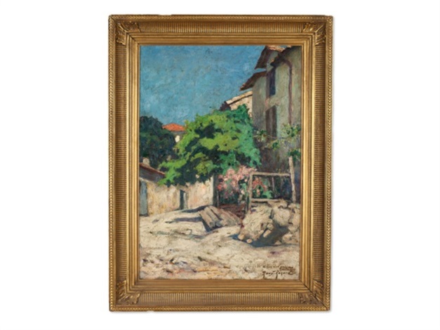 Provencal Town by Antonin Marius Auguste Roux-Renard on artnet