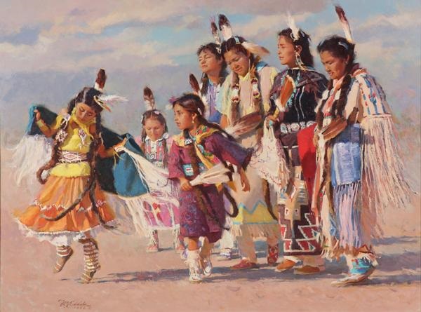 The blessing dance by Ron Riddick on artnet