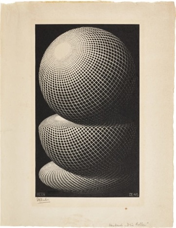 Three Spheres I B. 336 by M.C Escher on artnet