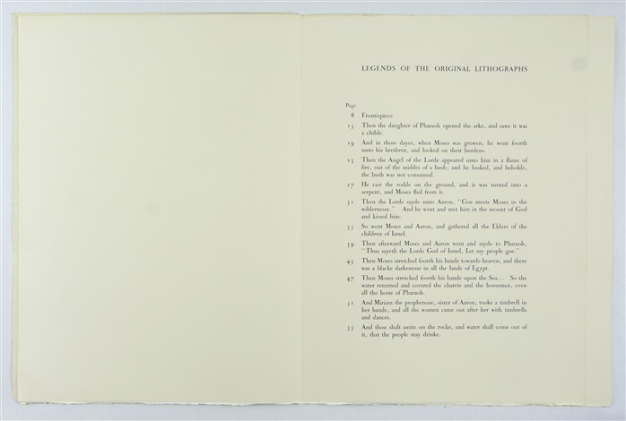 The Story of Exodus, Leon Amiel by Marc Chagall on artnet