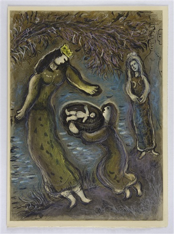 The Story of Exodus, Leon Amiel by Marc Chagall on artnet