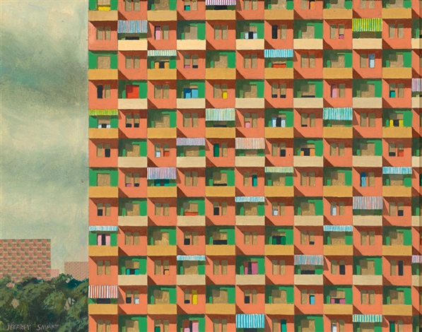 Study for Housing Project No. 84 by Jeffrey Smart on artnet