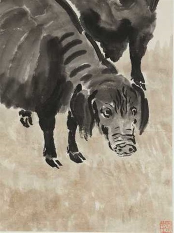 TWO PIGS by Xu Beihong and Zhang Shuqi on artnet
