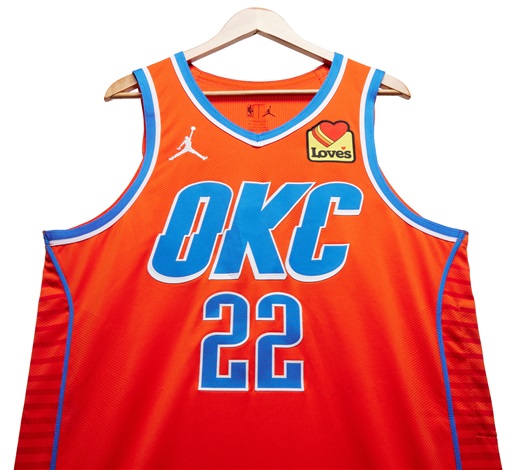 Cason Wallace Oklahoma City Thunder 2023-2024 Game Worn Statement Edition Jersey on artnet