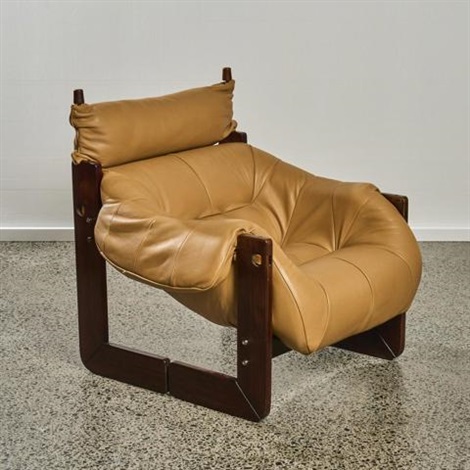 A Percival Lafer Model MP97 Armchair and Ottoman for Lafer S.A. by ...