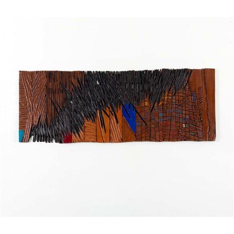 Cloth with history II by El Anatsui on artnet